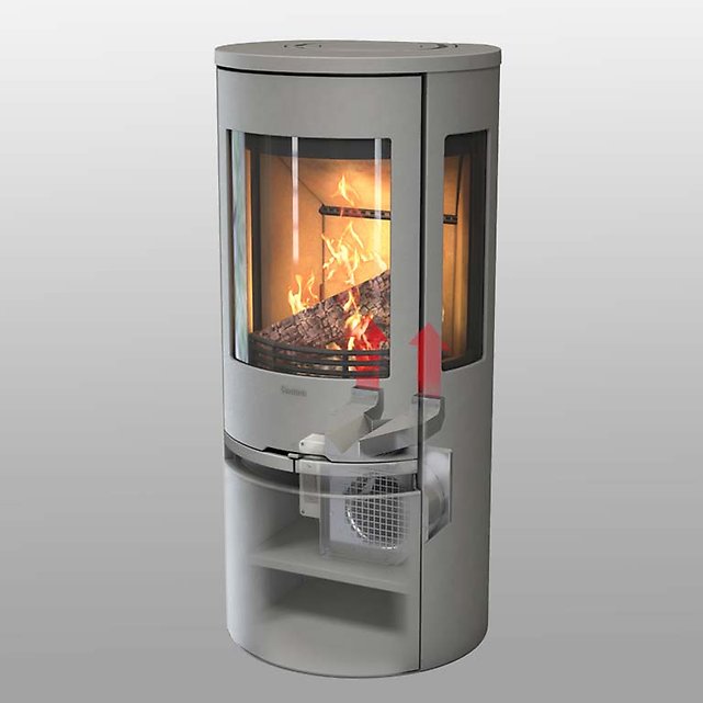 Monter en vifte på ovnen for bedre varmespredning - Contura | Contura