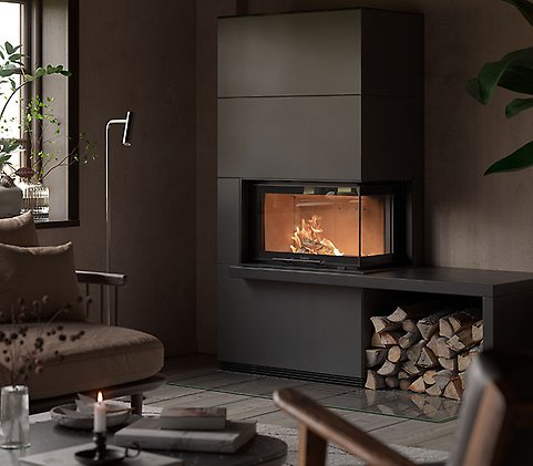 Contura i41 | Kamin mit einzigartigem Look & hoher Feuersicht | Contura